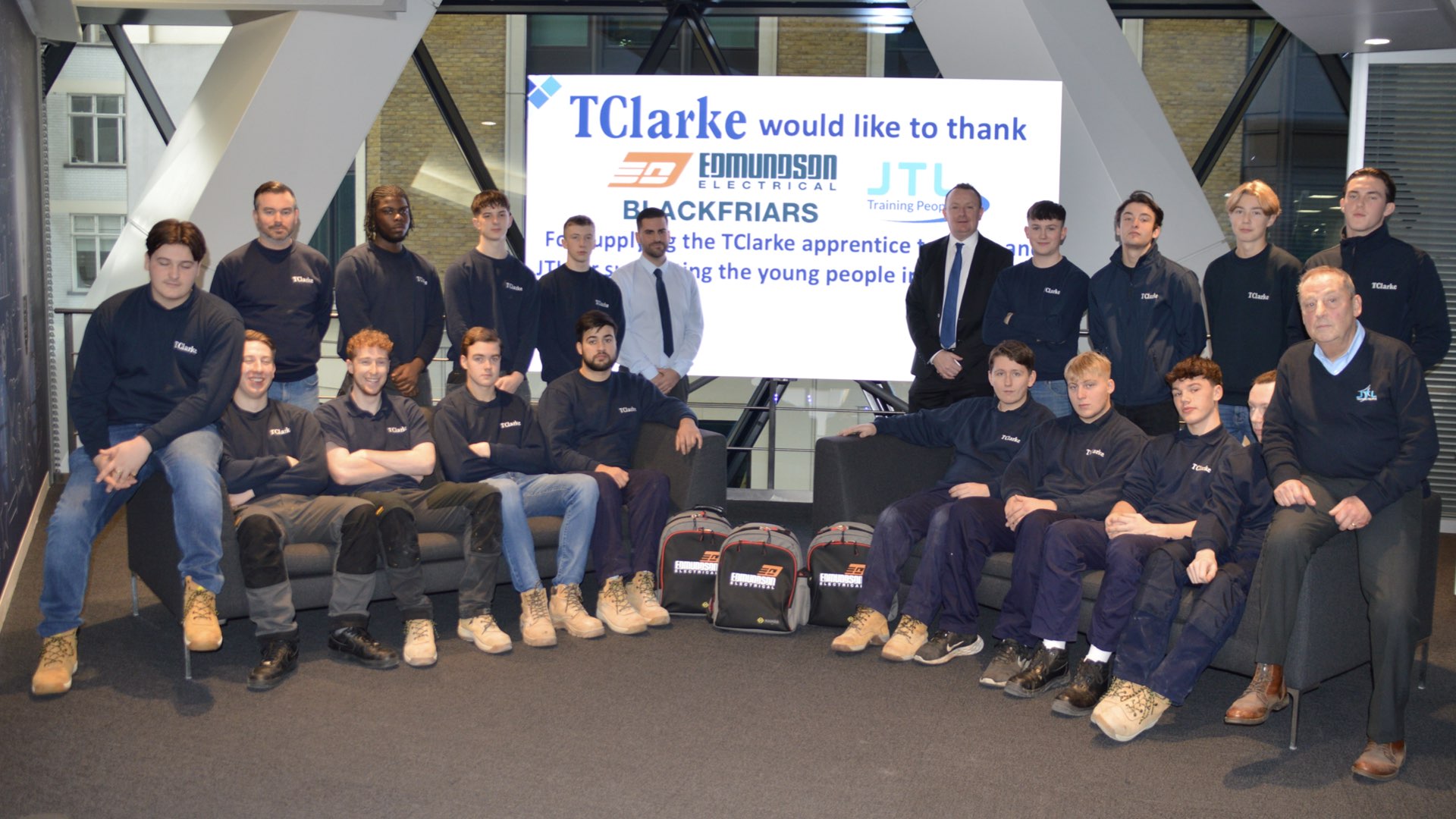 We start them on landmark projects - TClarke : TClarke