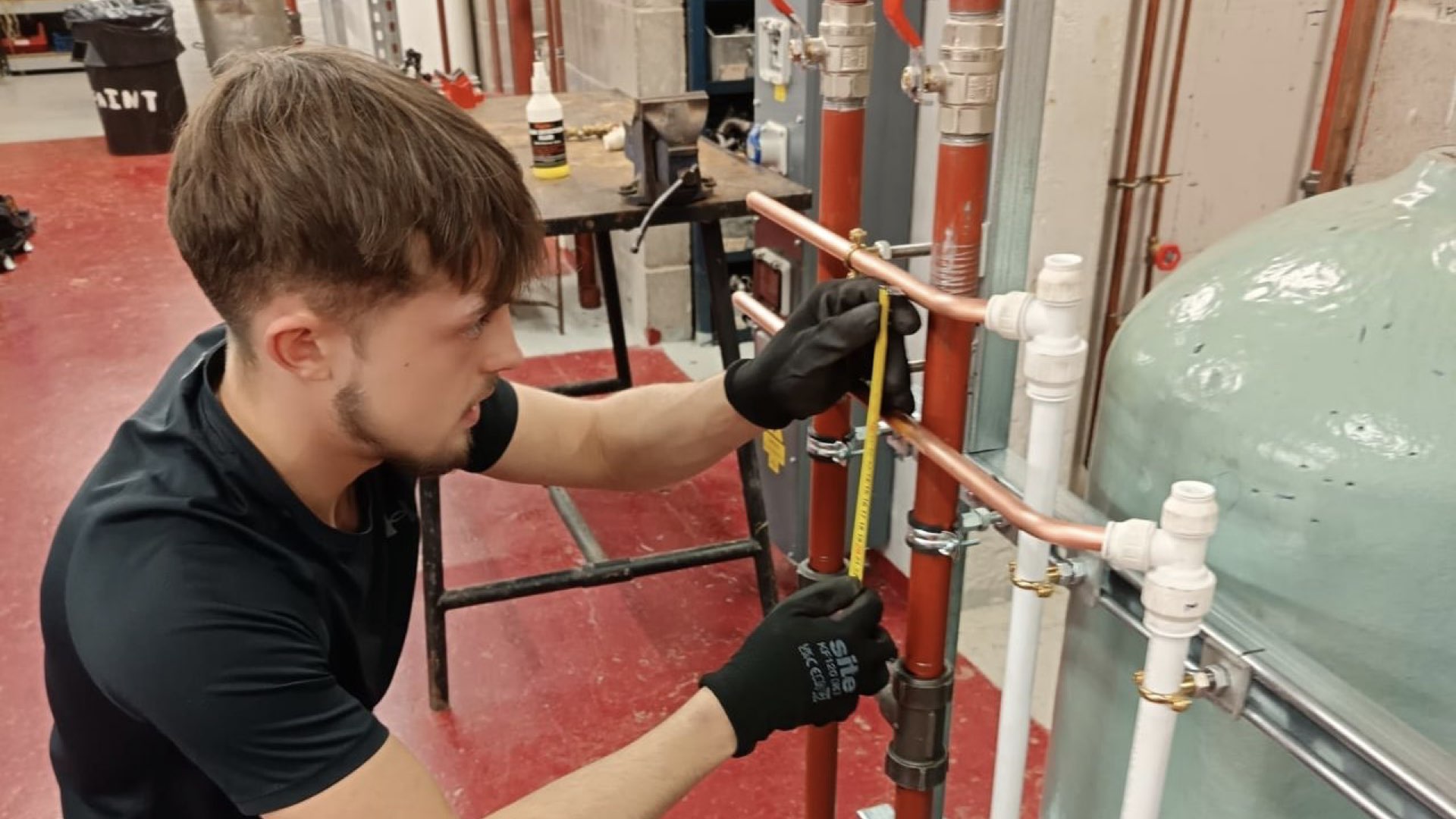 Tom Froude wins Pipe Fitting Skills Competiton - TClarke : TClarke